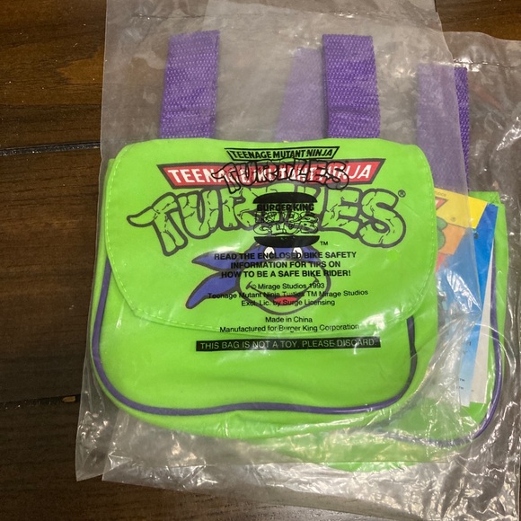 Toys | Teenage Mutant Ninja Turtles Green And Purple Bag | Poshmark